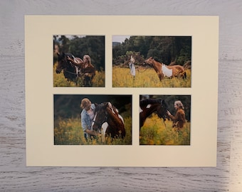 Collage Photo Mat Fits 16x20 Frame Multi Opening Custom | Etsy