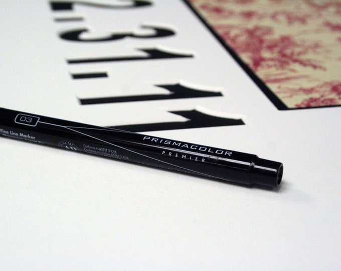 Pen Archival Quality Fine Line Black Micron Acid Free Fade Resistant ...
