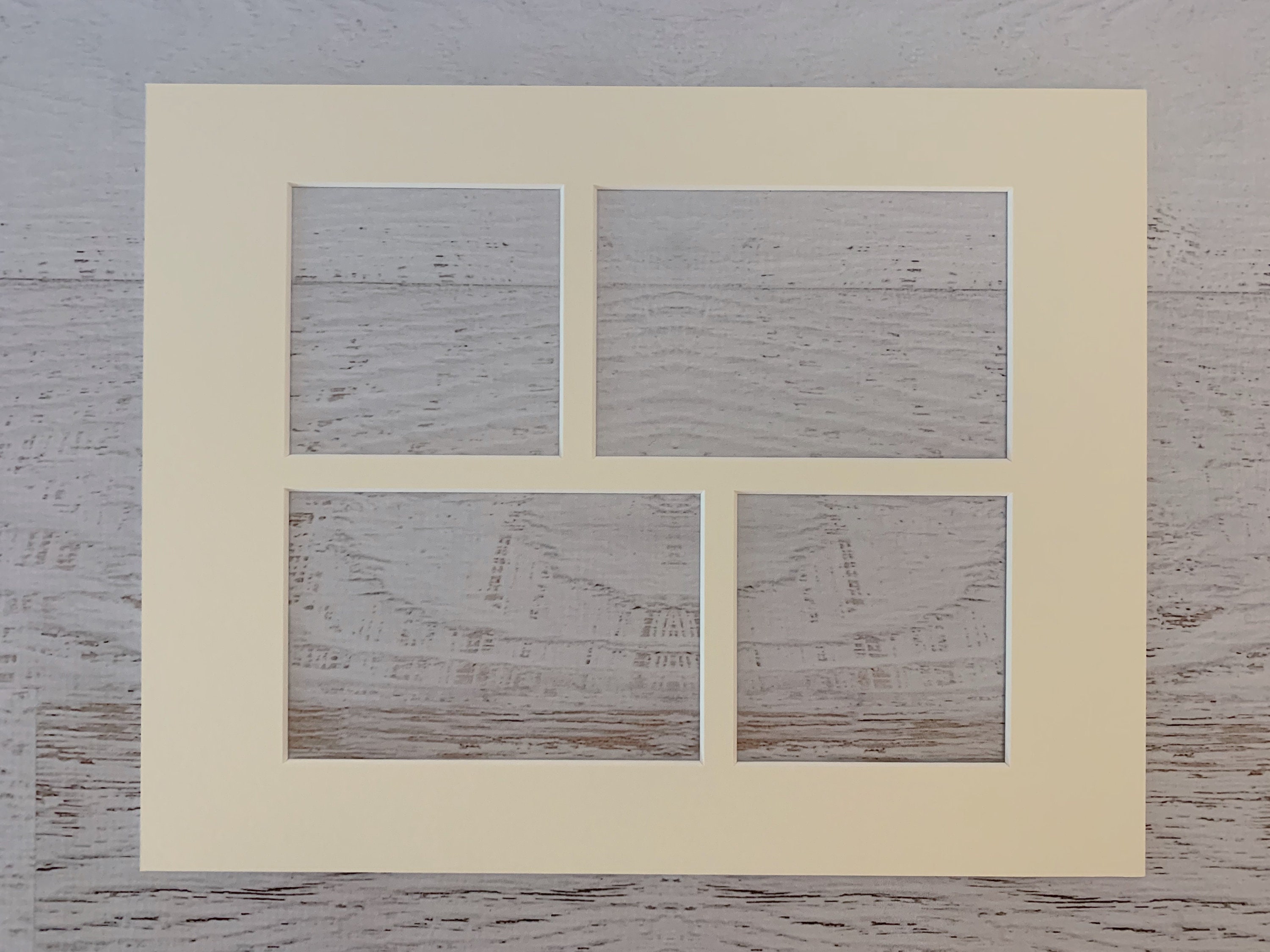 Collage / Grouping Photo Mat - Fits 11x14 Frame - Multi Opening ...