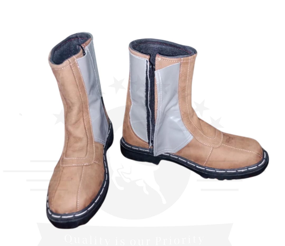 Men's Women Mandalorian Custom Mando Boots, Men's Women Mando Boots ...