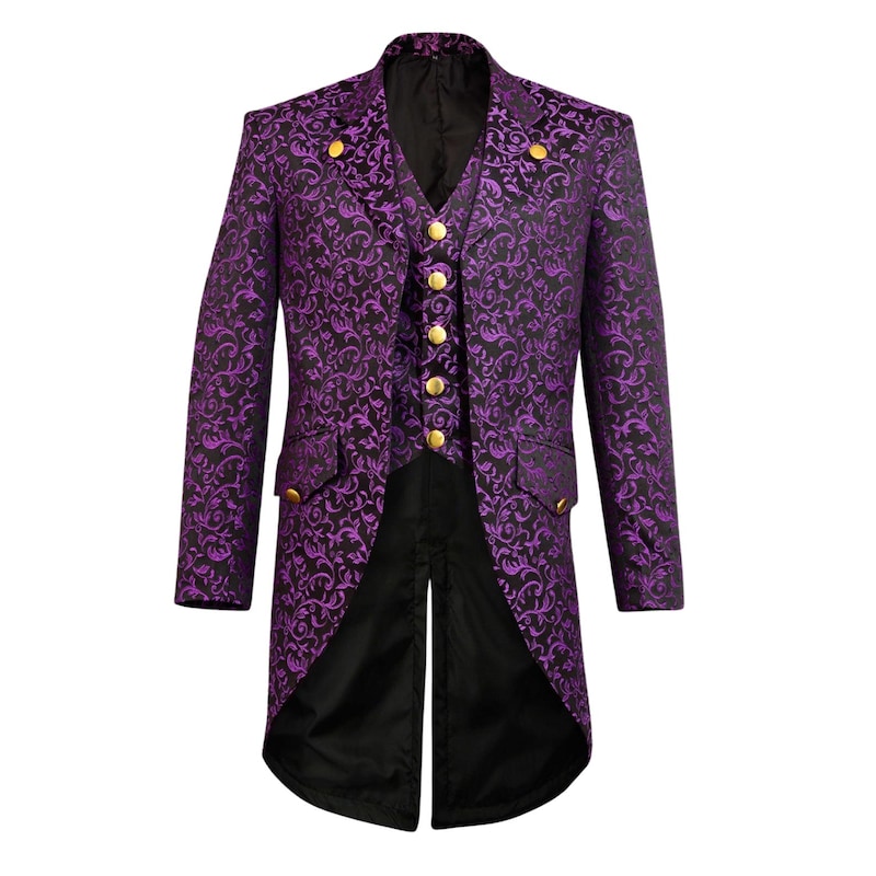 Purple Gothic Suits for Men - Etsy