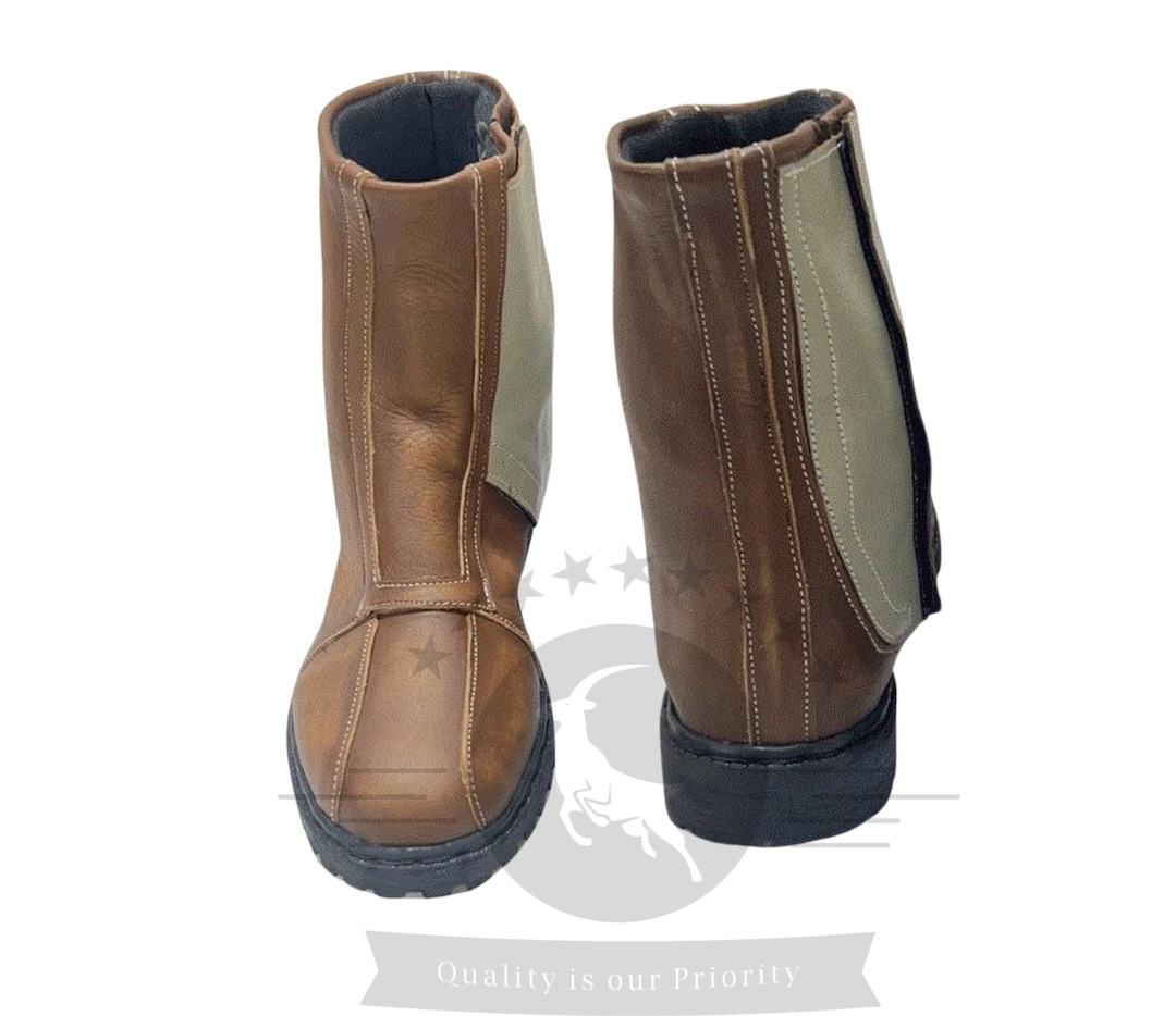 Mandalorian Custom Mando Boots | Handmade Cosplay Boots | Star Wars ...