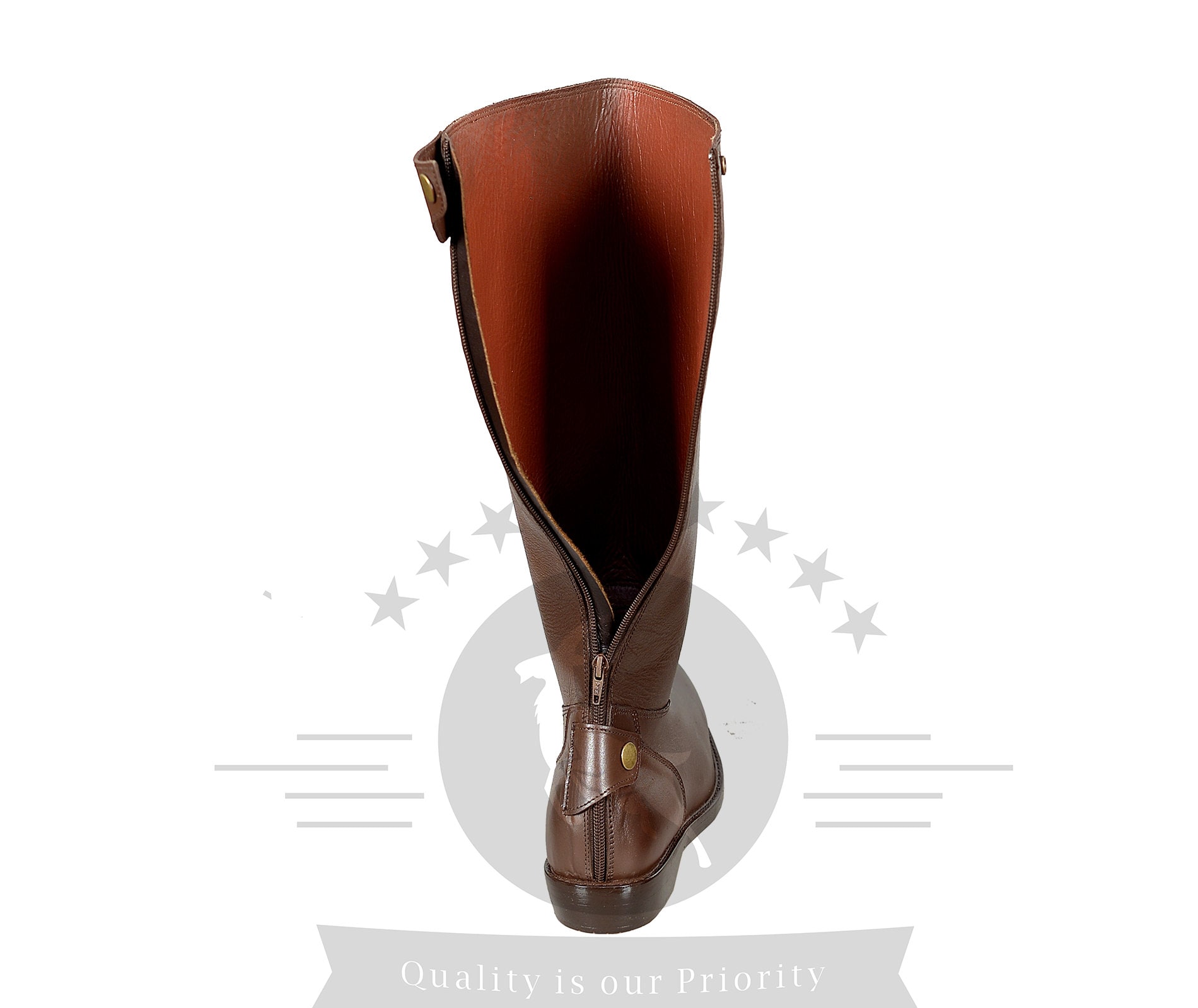 Men's Horse Riding Brown Boots All Size | Riding Boots With Leather ...