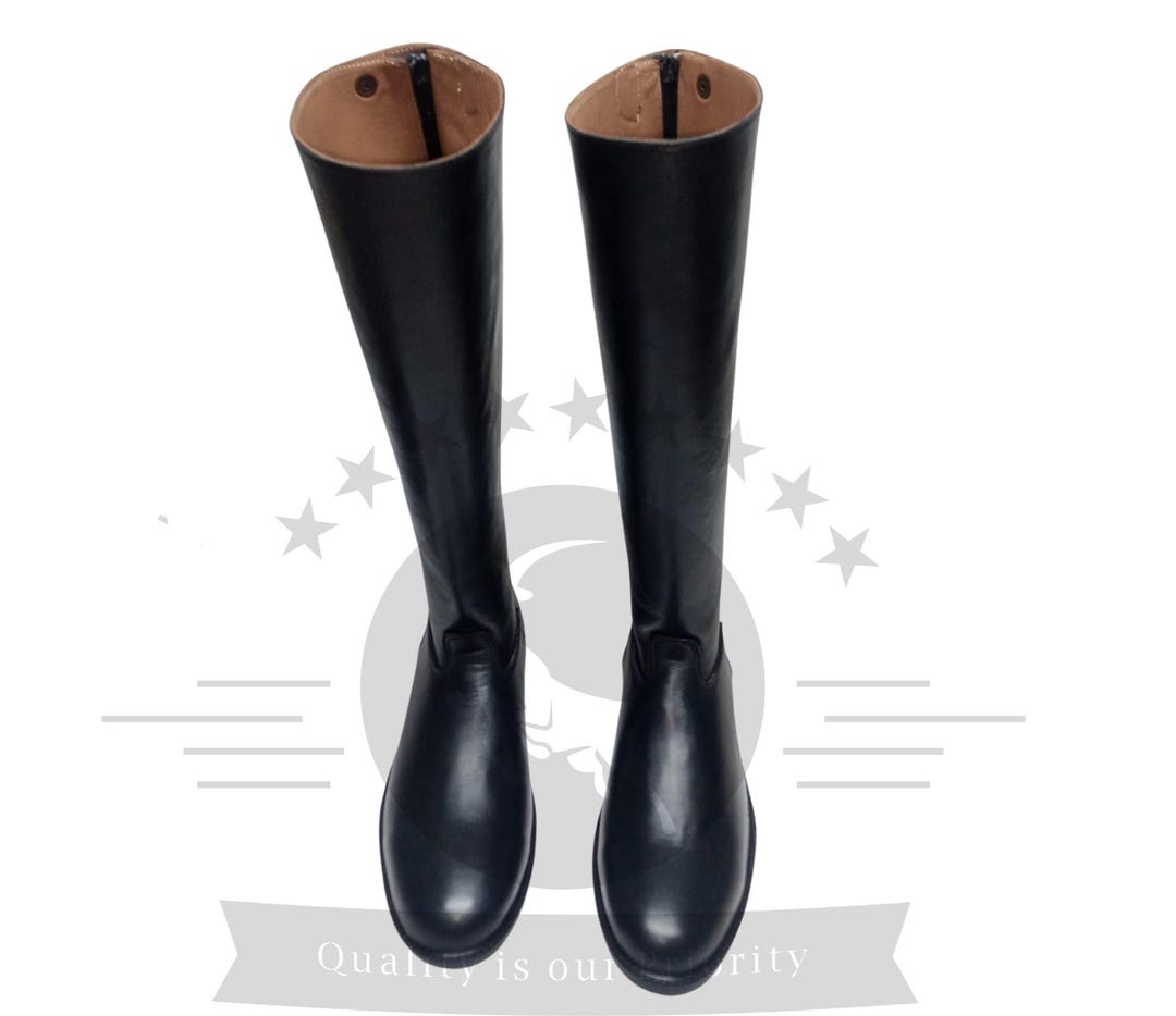 Riding Boots, Men's Horse Riding Boots With All Size, Cowhide Leather ...