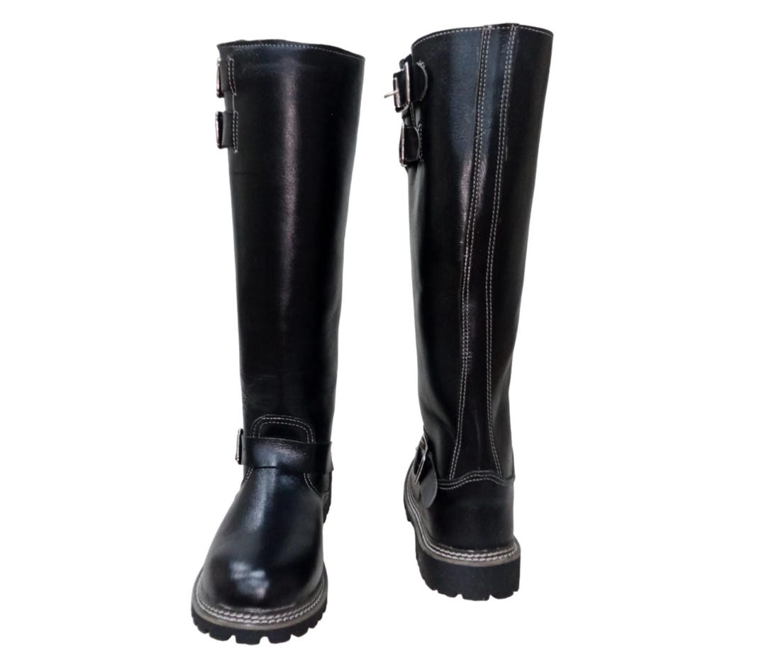 Men's Riding Black Boots, Men Black Horse Riding Boots, Men's ...