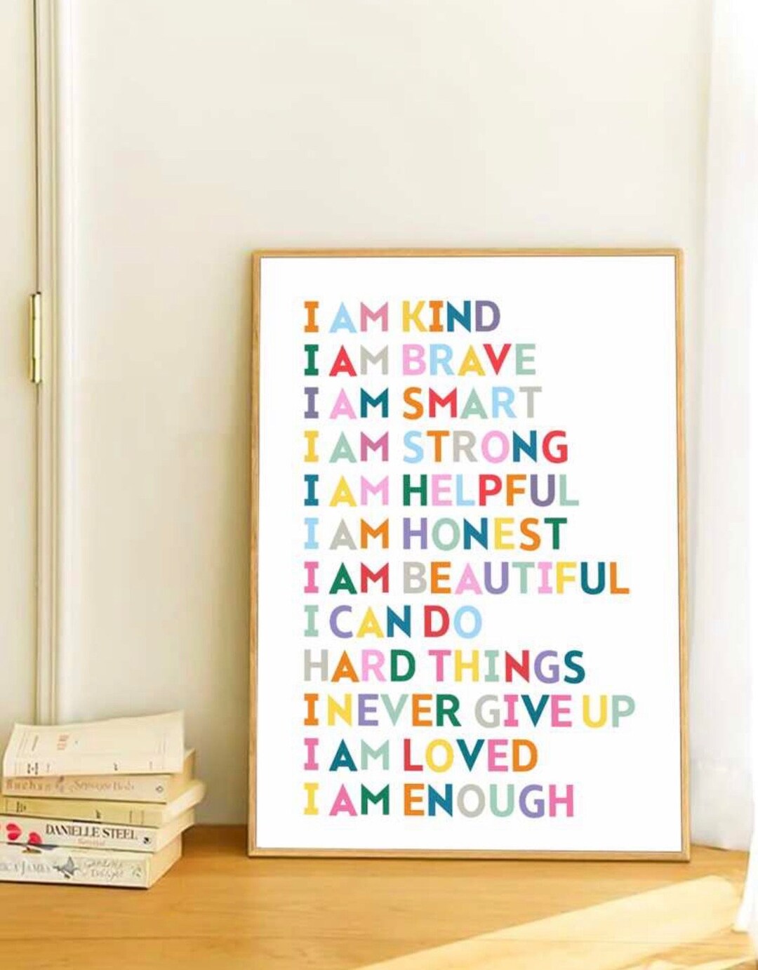 Positive Affirmation Poster - Etsy