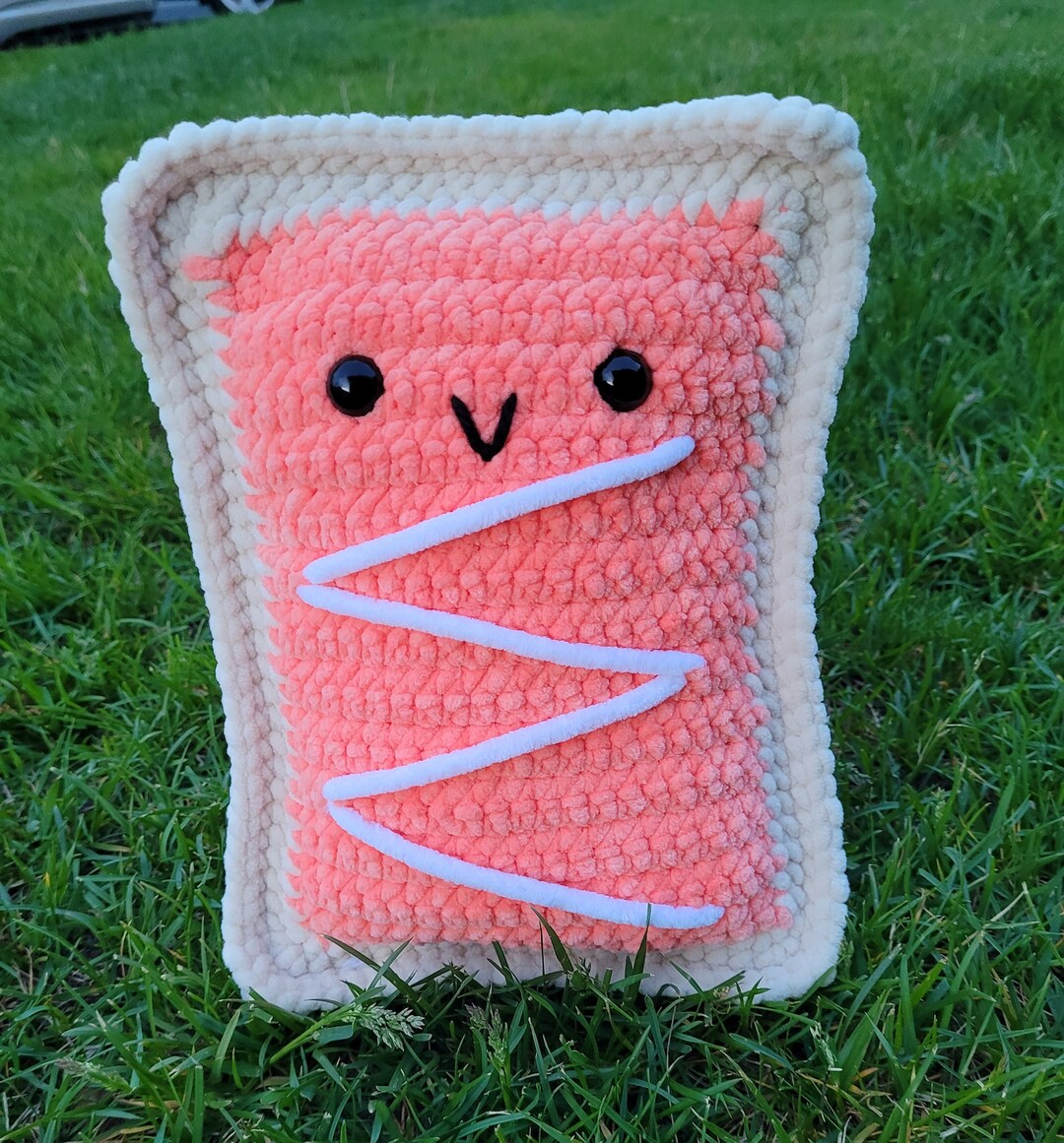 Crochet Plush Toaster Pastry - Large - Etsy