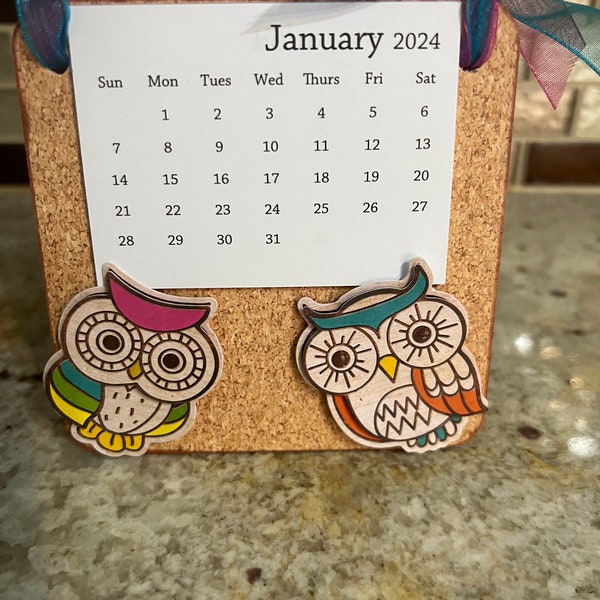 2024 Owl Calendar - Etsy