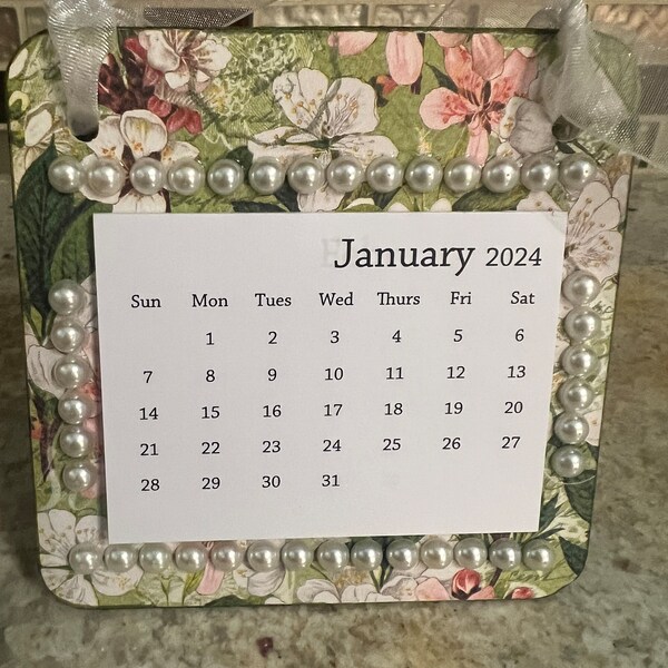Mini Calendar - Etsy