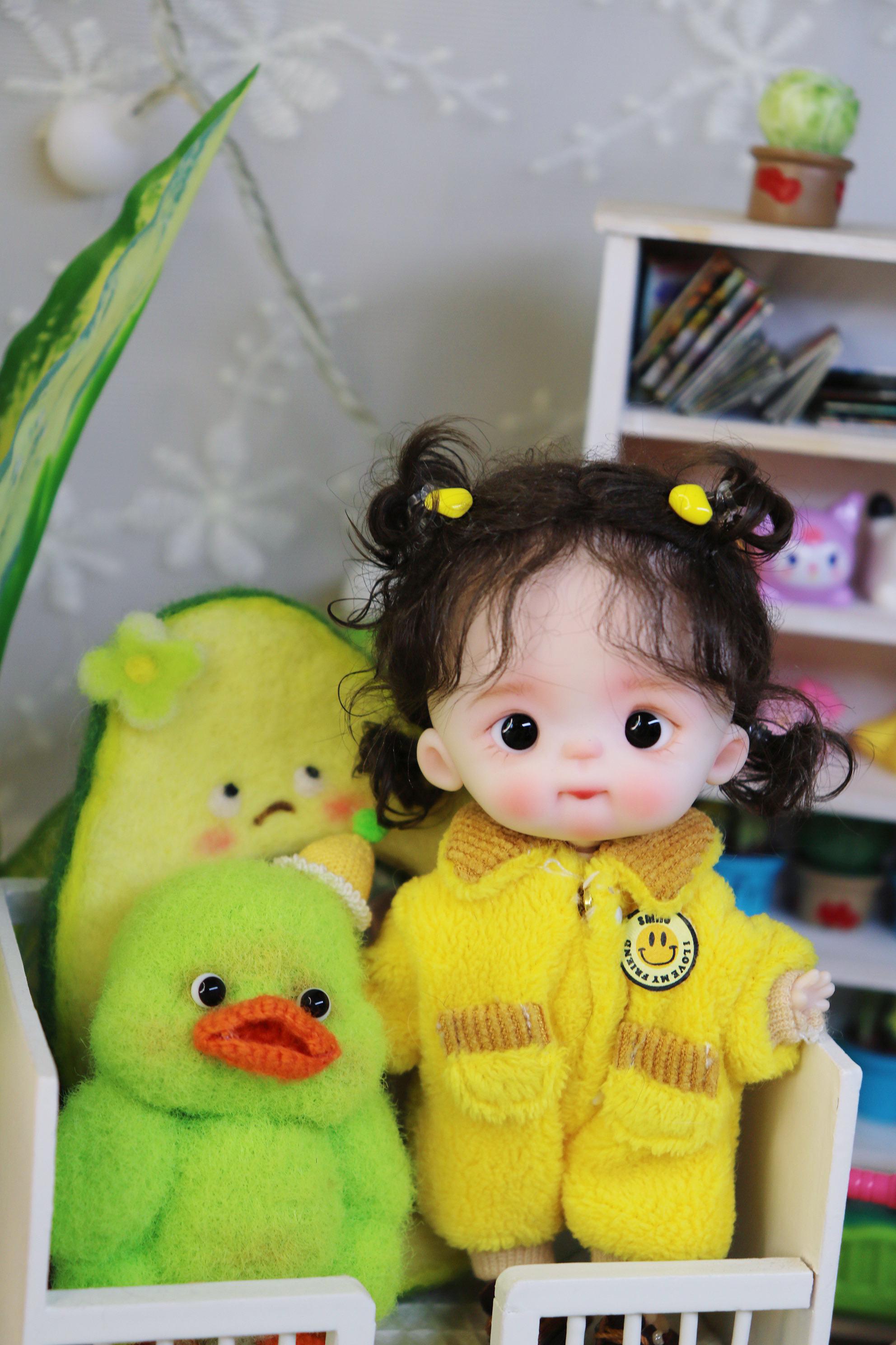 New- Ob11 Doll - Obitsu Doll-gsc Body- Ob11 Head-ob11 Body - Etsy