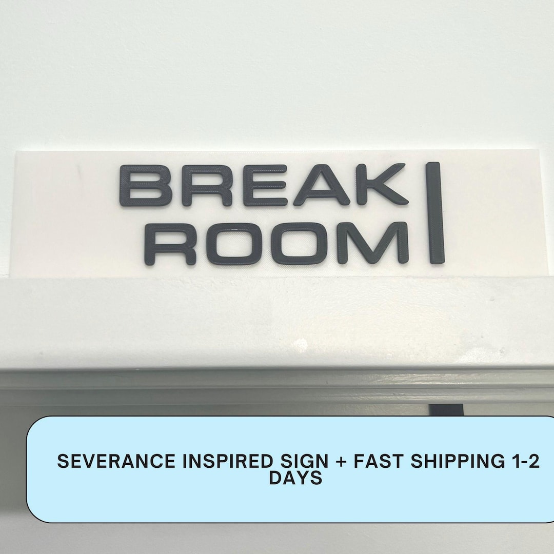 Severance Lumon Industries Bathroom Sign - Funny Office Decor, Custom ...