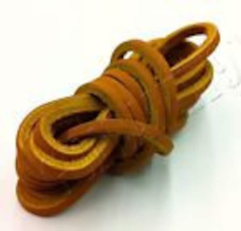 1 PAIR - 1/8" X 72" Leather Shoelaces Strings Shoe Boot Laces - Etsy