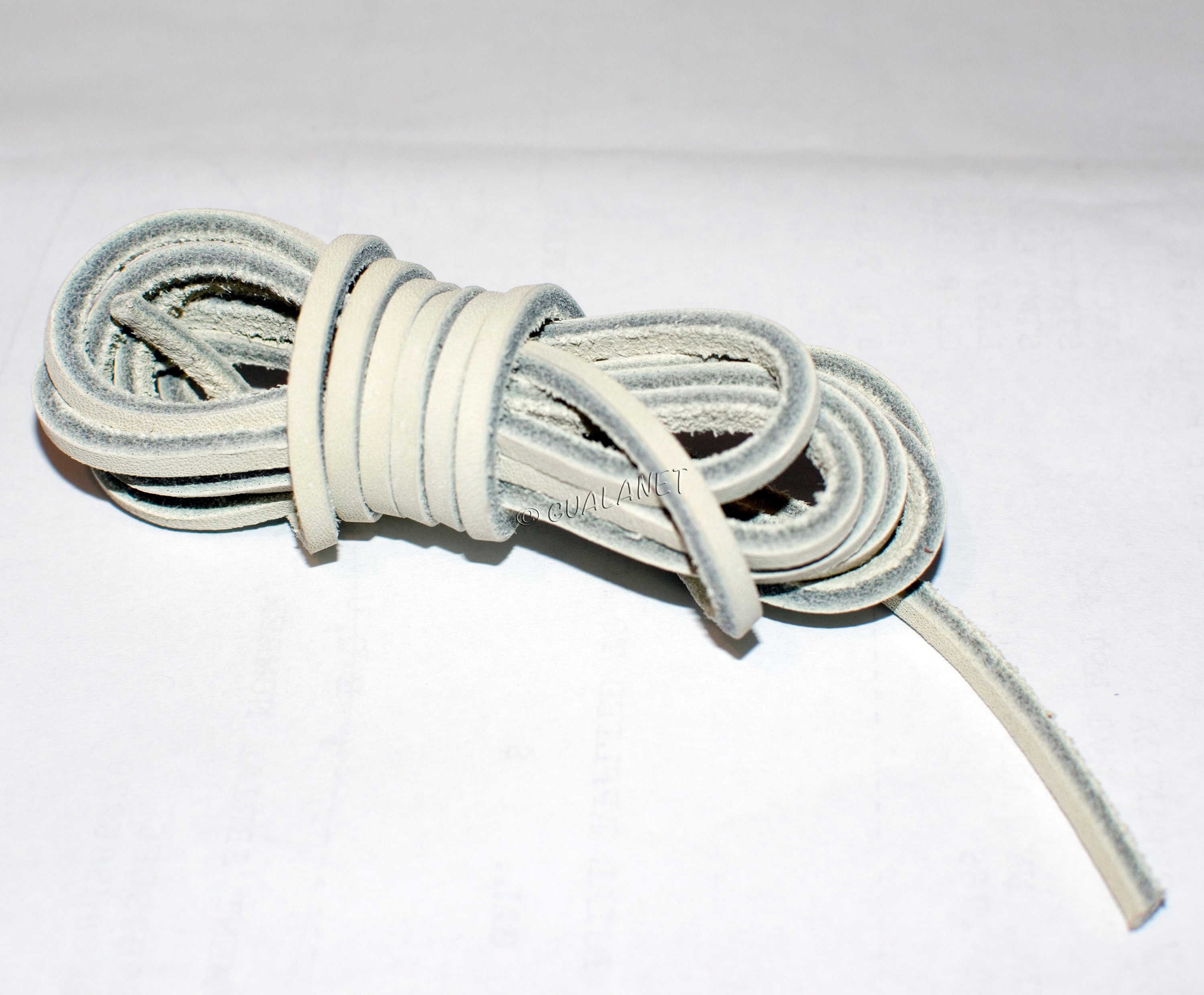 1 PAIR WHITE - 72" Rawhide Leather Shoelaces Strings Shoe Boot Laces - Etsy