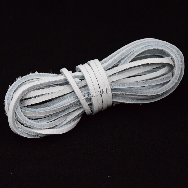 1 PAIR WHITE - 72" Leather Shoelaces Strings Shoe Boot Laces - Etsy