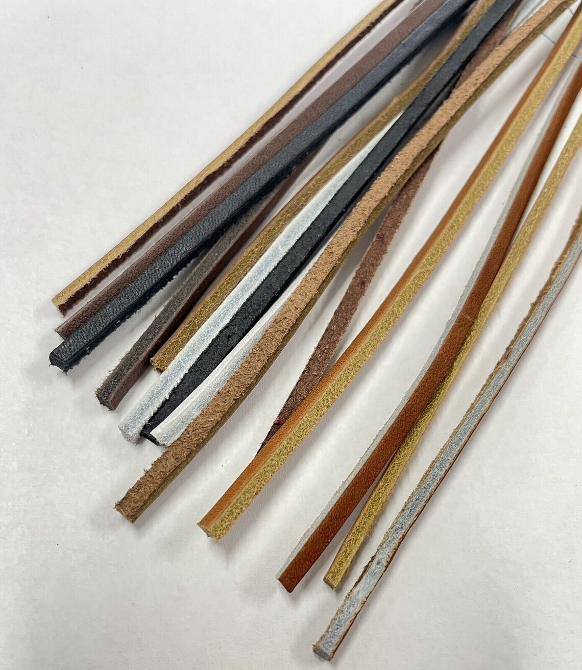 1 PAIR - 1/8" X 72" Rawhide Leather Shoelaces Strings Shoe Boot Laces ...