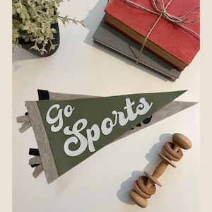 Go Sports Pennant - Etsy