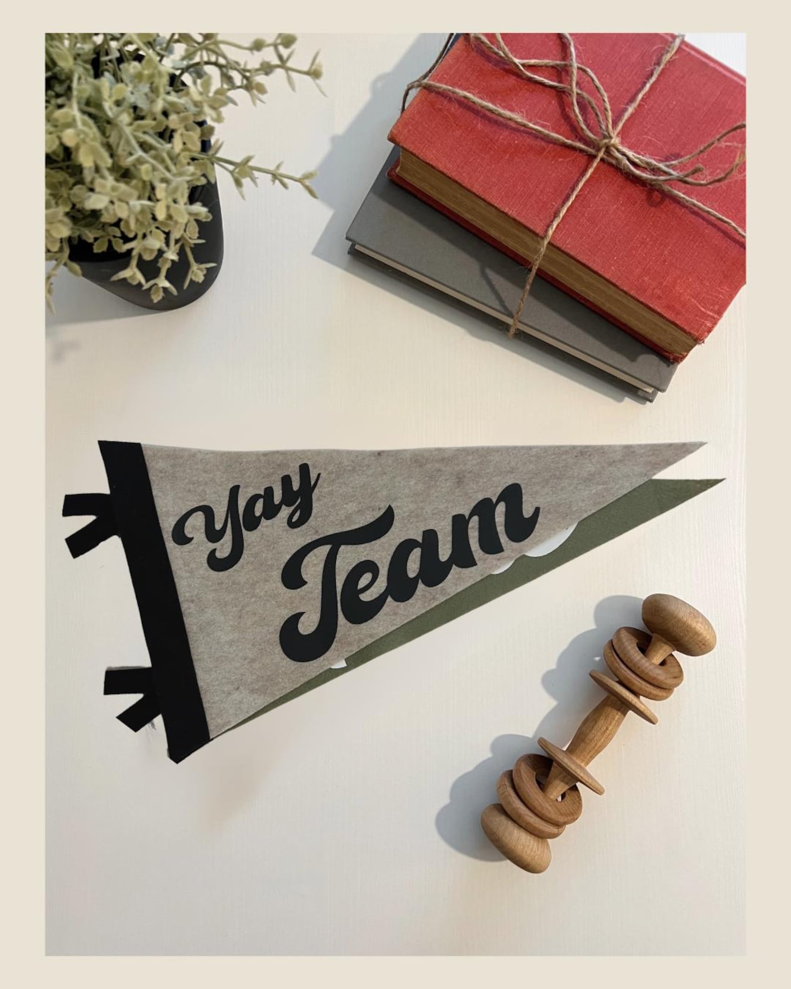 Yay Team Pennant - Etsy