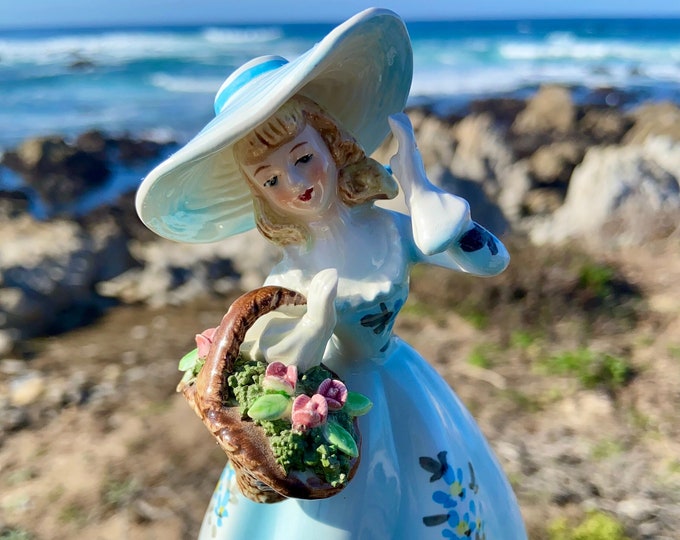 Vintage Southern Belle Collectible Lefton Figurine or Cake Topper - Etsy