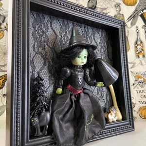 Spell Casting Witch in the Woods Lighted Vintage Inspired Halloween ...