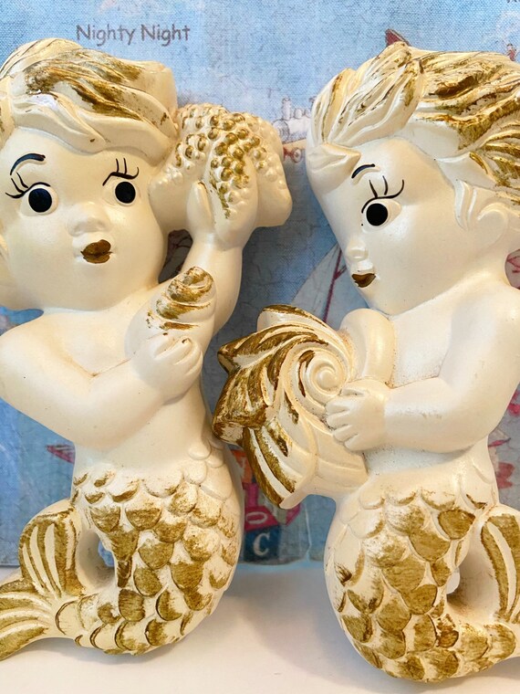 RARE Little Baby Mermaids Merbabies Collectible Miller Studio - Etsy