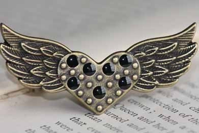 Winged Heart Ring | Etsy