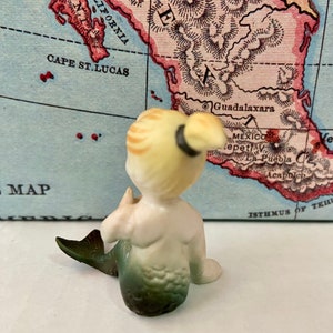 Vintage Beckoning Mermaid Collectible Miniature Figurine - Etsy