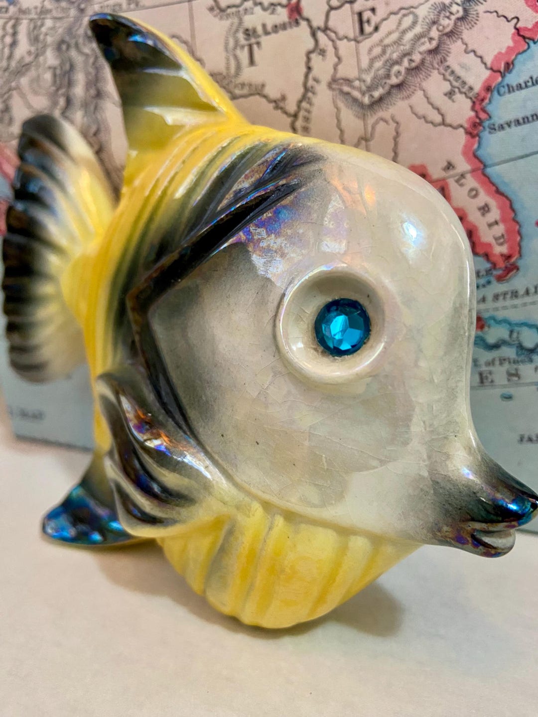 VERY RARE Vintage Tropical Exotic Fish Collectible Ceramicraft Wall ...