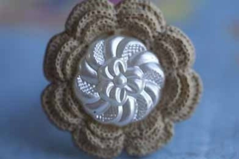 Knit One Pearl Two Vintage Style Ring | Etsy