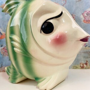 RARE Vintage Big Tropical Fish Collectible Gilner Calif Pottery Wall ...
