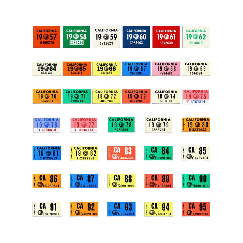 California Registration Sticker 2026 - Etsy
