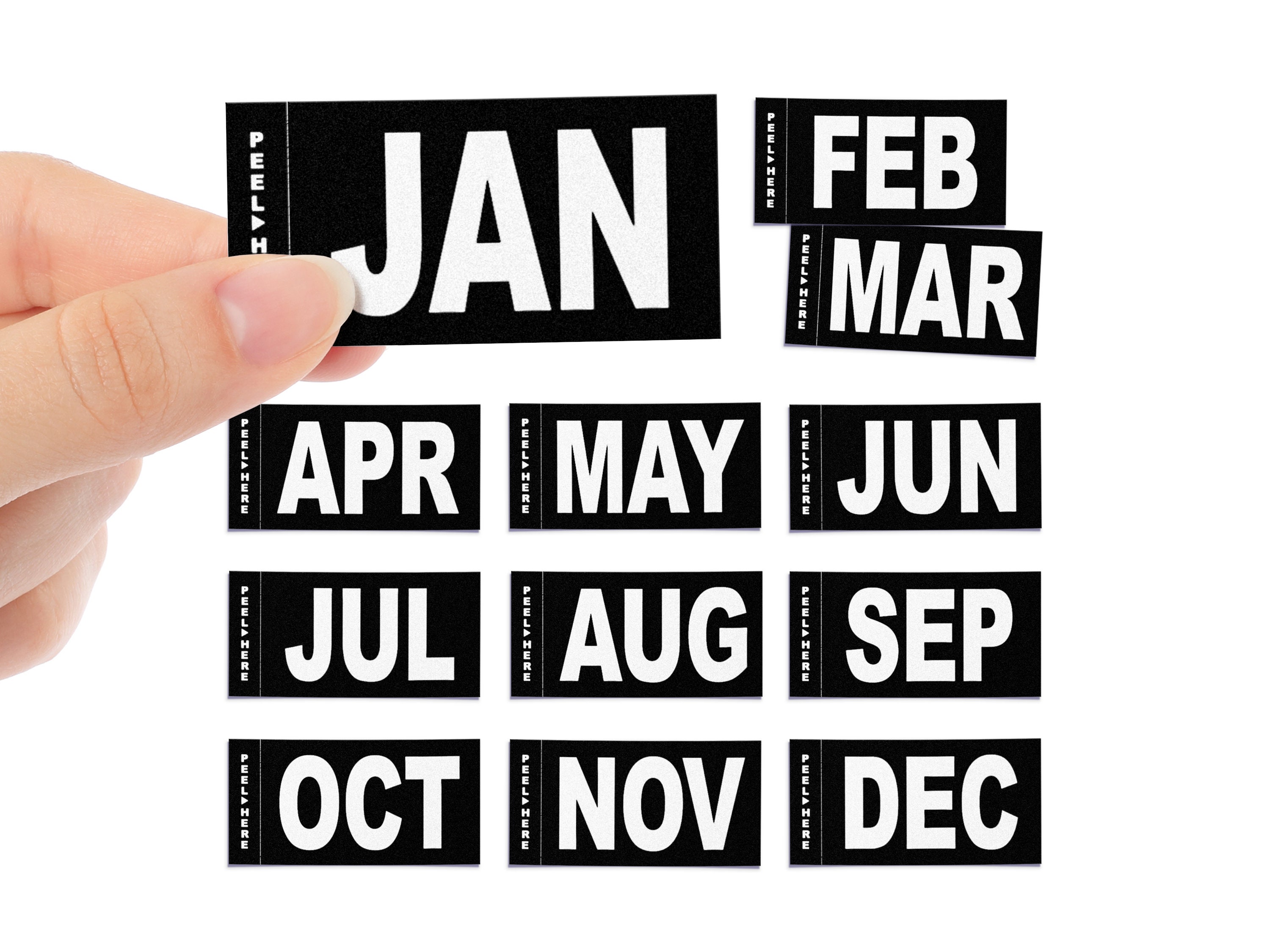 California Black & White Month Sticker [monochrome] CA License Plate ...