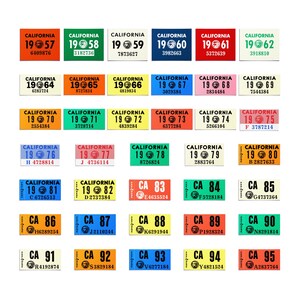 California Registration Sticker 2026 - Etsy