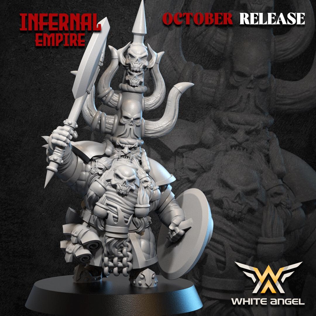 Infernal King Miniature: Grim-dark Sci-fi RPG Proxy - Etsy