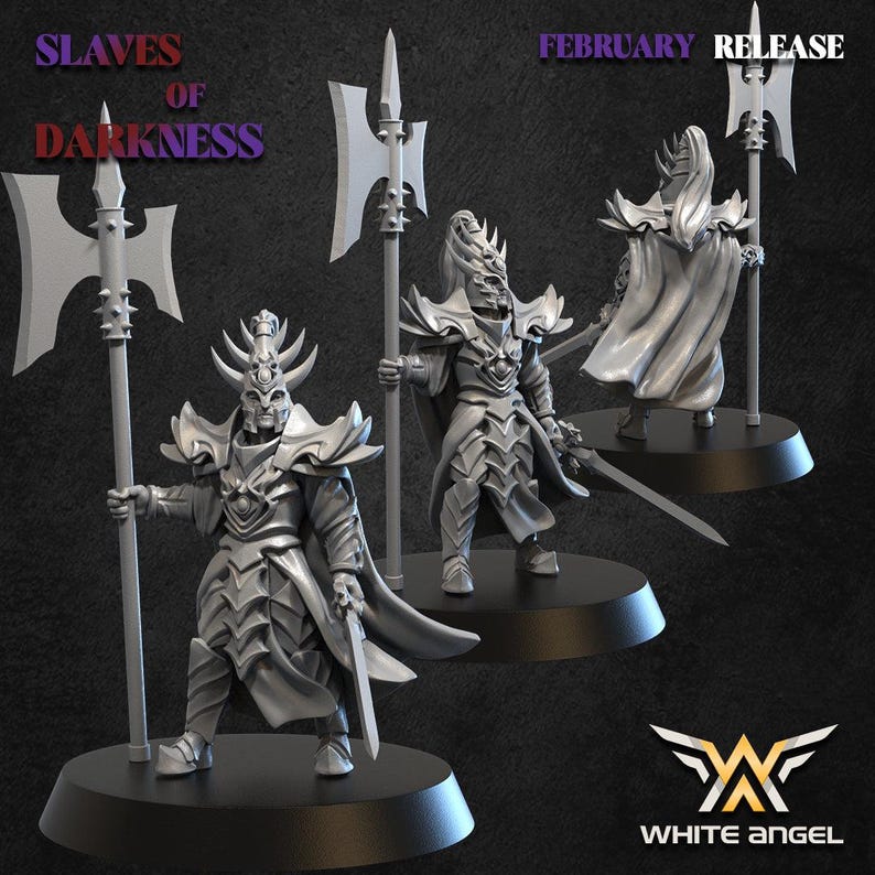Dark King Miniature: Slaves of Darkness RPG Grim-dark Proxy - Etsy ...