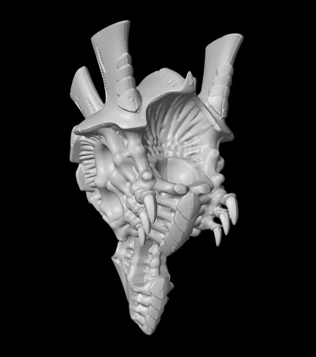 Hive Tyrant 3D Printed Torso Upgrade Compatible With Tyranids - Build 2 Models With 1 Kit! - Etsy UK