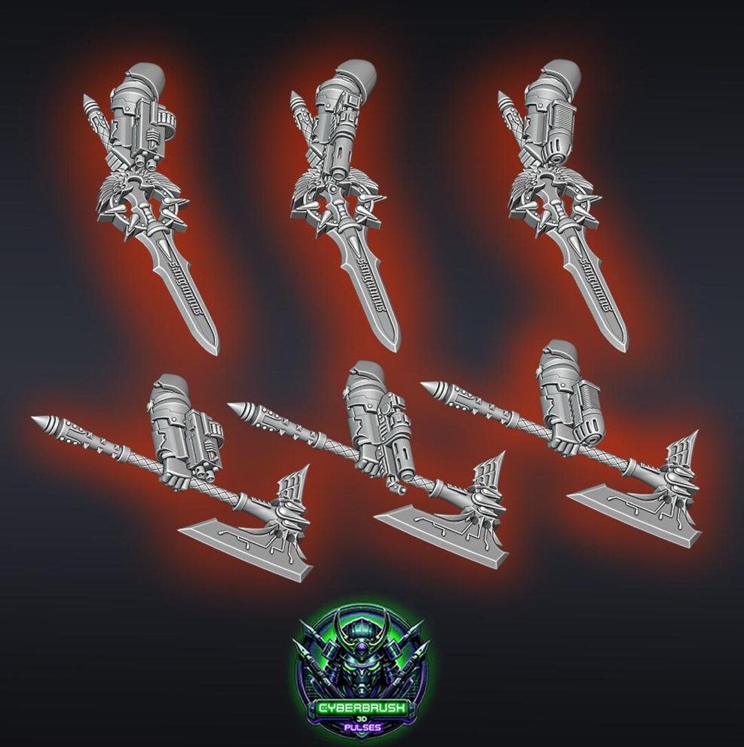 Bloodbound Angels Swords and Axes With Angelus Weapons x6 Upgrades ...