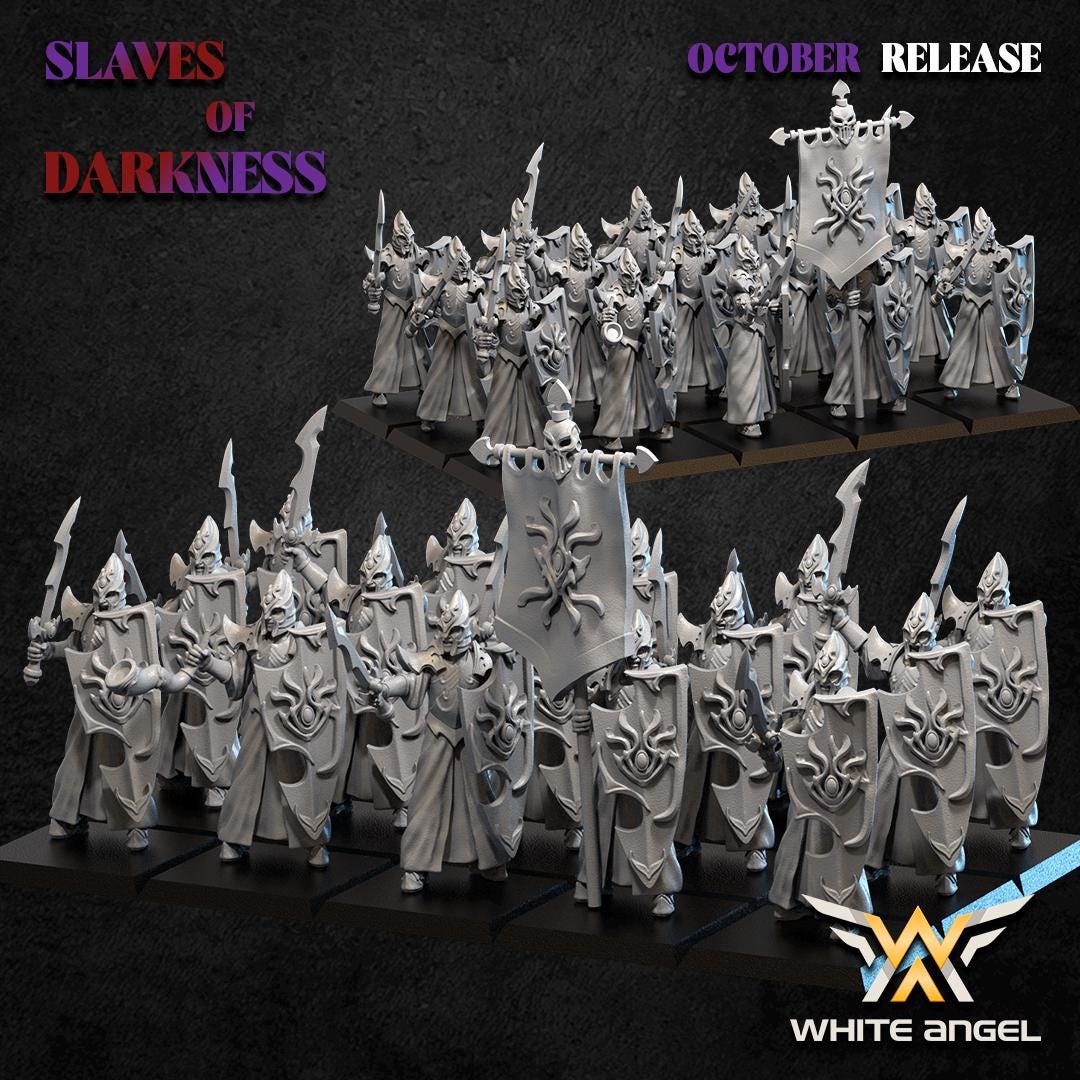 Dark Guard | Slaves of Darkness | Tabletop Miniature Wargaming Grim-dark Sci-fi Fantasy Dnd ...