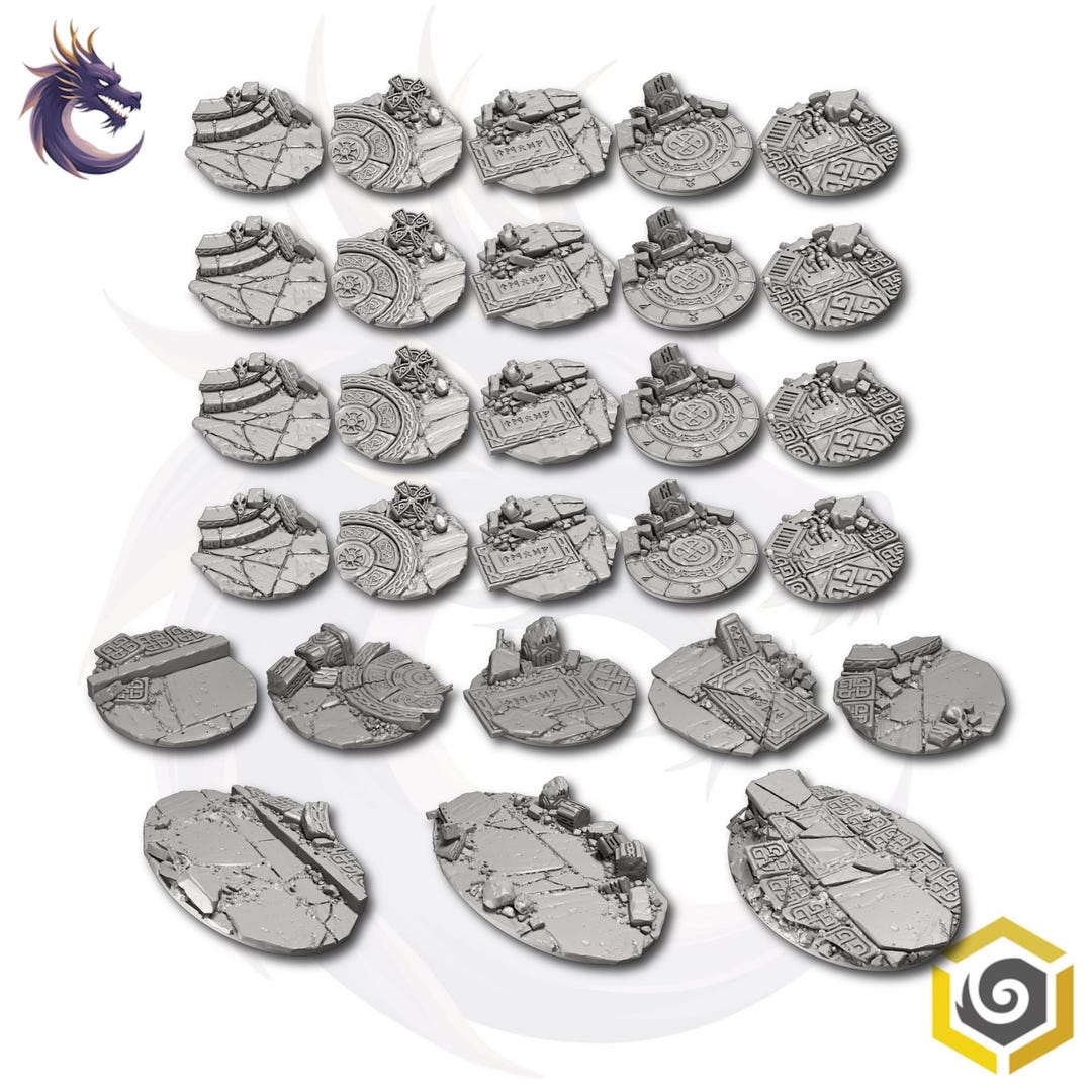 Primal Hounds Viking Army Base Topper Set | RPG Tabletop Miniature ...
