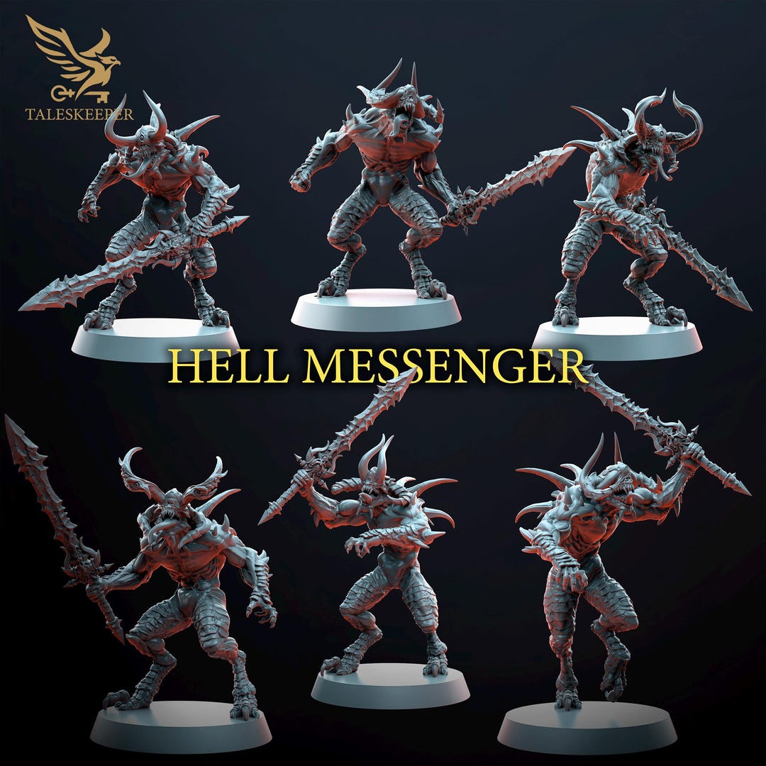 Hell Messengers | Taleskeeper | RPG Tabletop Miniature Wargaming Grim ...