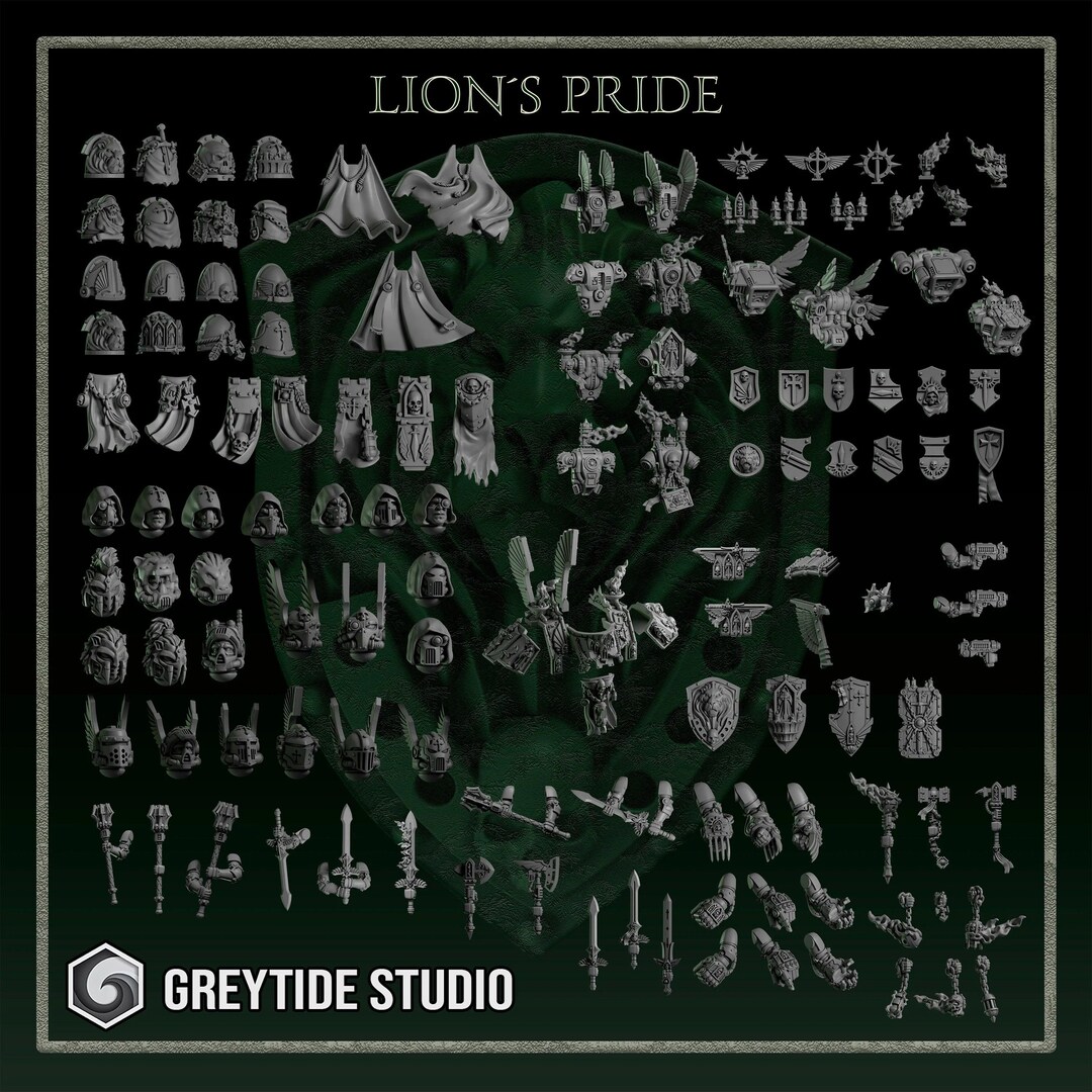 Lions Pride Angelic Warriors Upgrade Pack Tabletop Miniature Wargaming ...