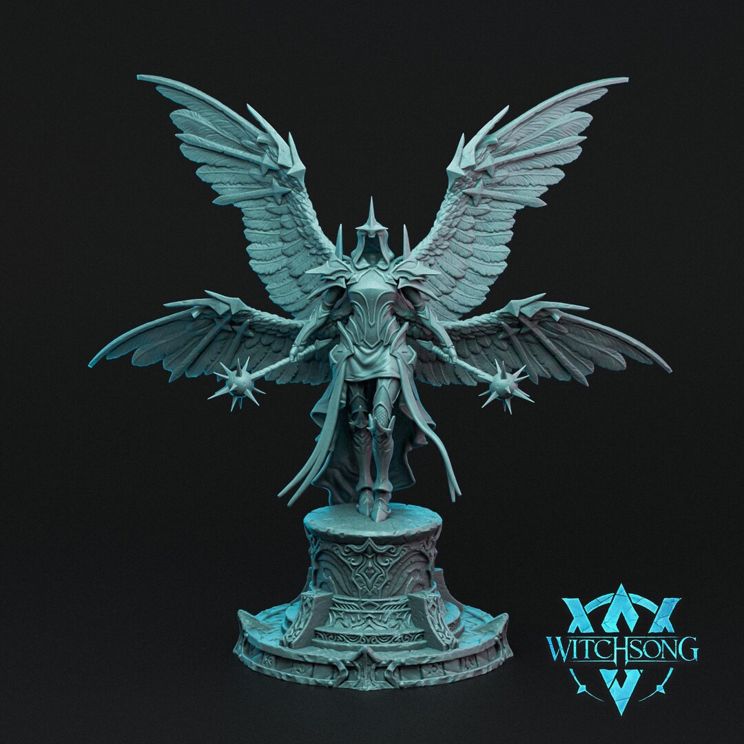 Starlight Seraph by Witchsong Miniatures - RPG | Dnd - Etsy