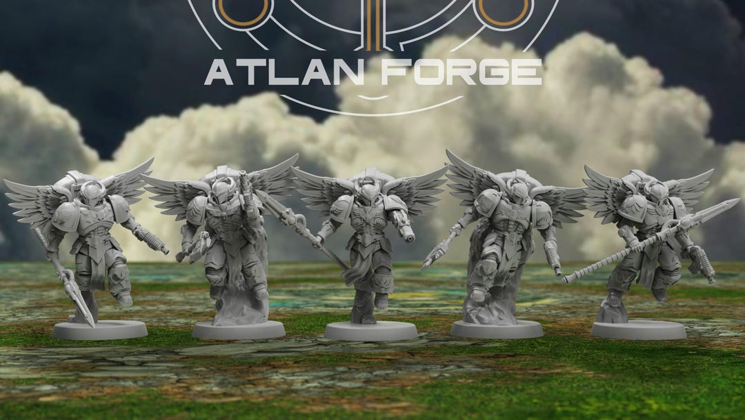 Ophanim | Angelic Knights | Tabletop Miniature Wargaming Grim-dark Sci ...