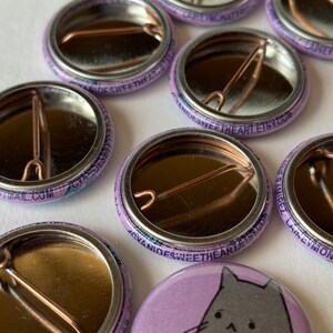 Sad Kitty Pin - Etsy