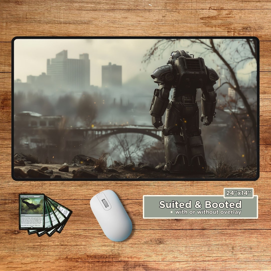 MTG Playmat-suited & Booted-fallout Board Game Deskmat for TCG - Etsy