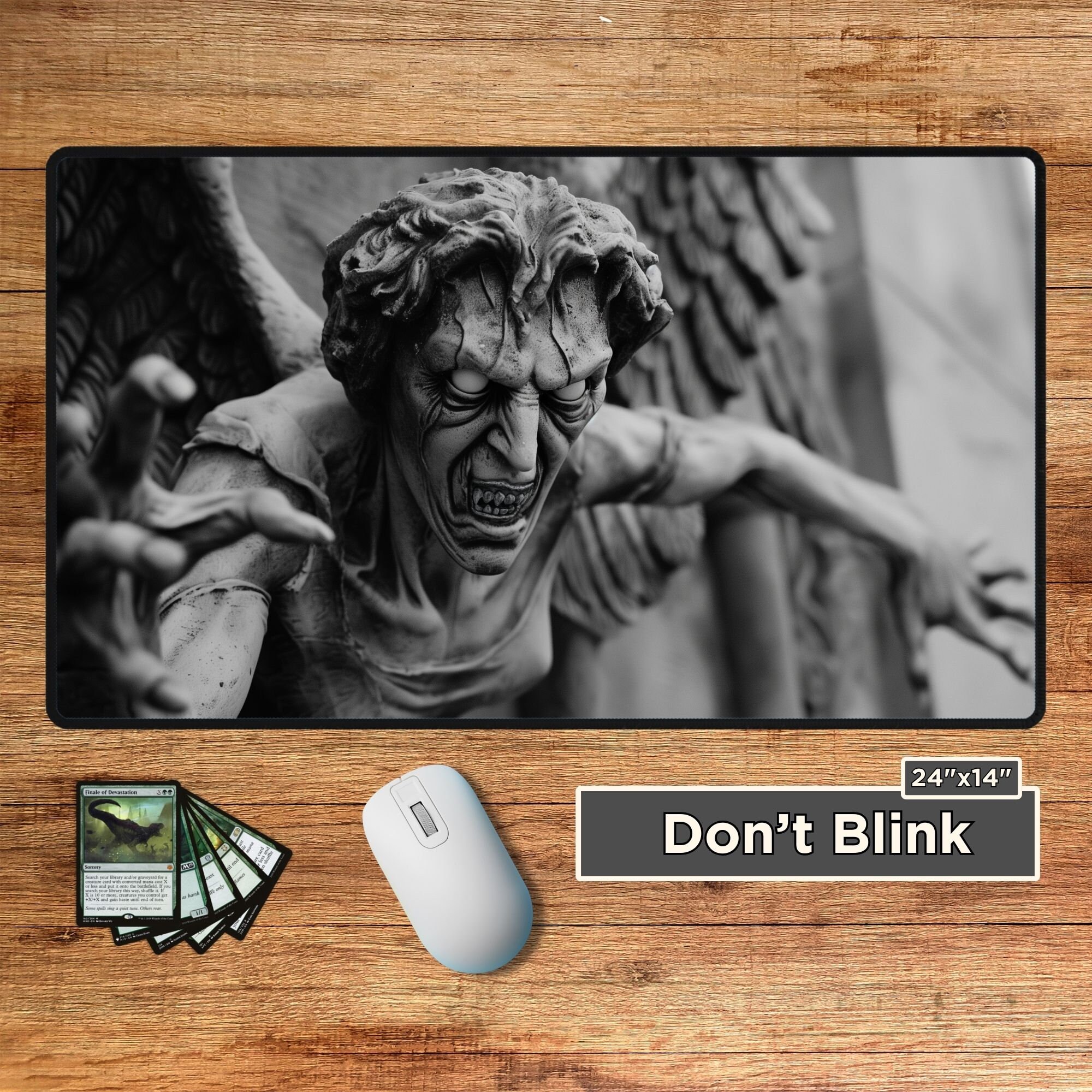 MTG Playmat-don't Blink-who-board Game Deskmat for TCG - Etsy