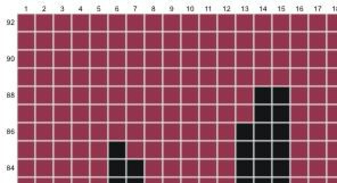 Crochet Tapestry Pattern / Wall Hanging / Crochet / Font / Twilight ...