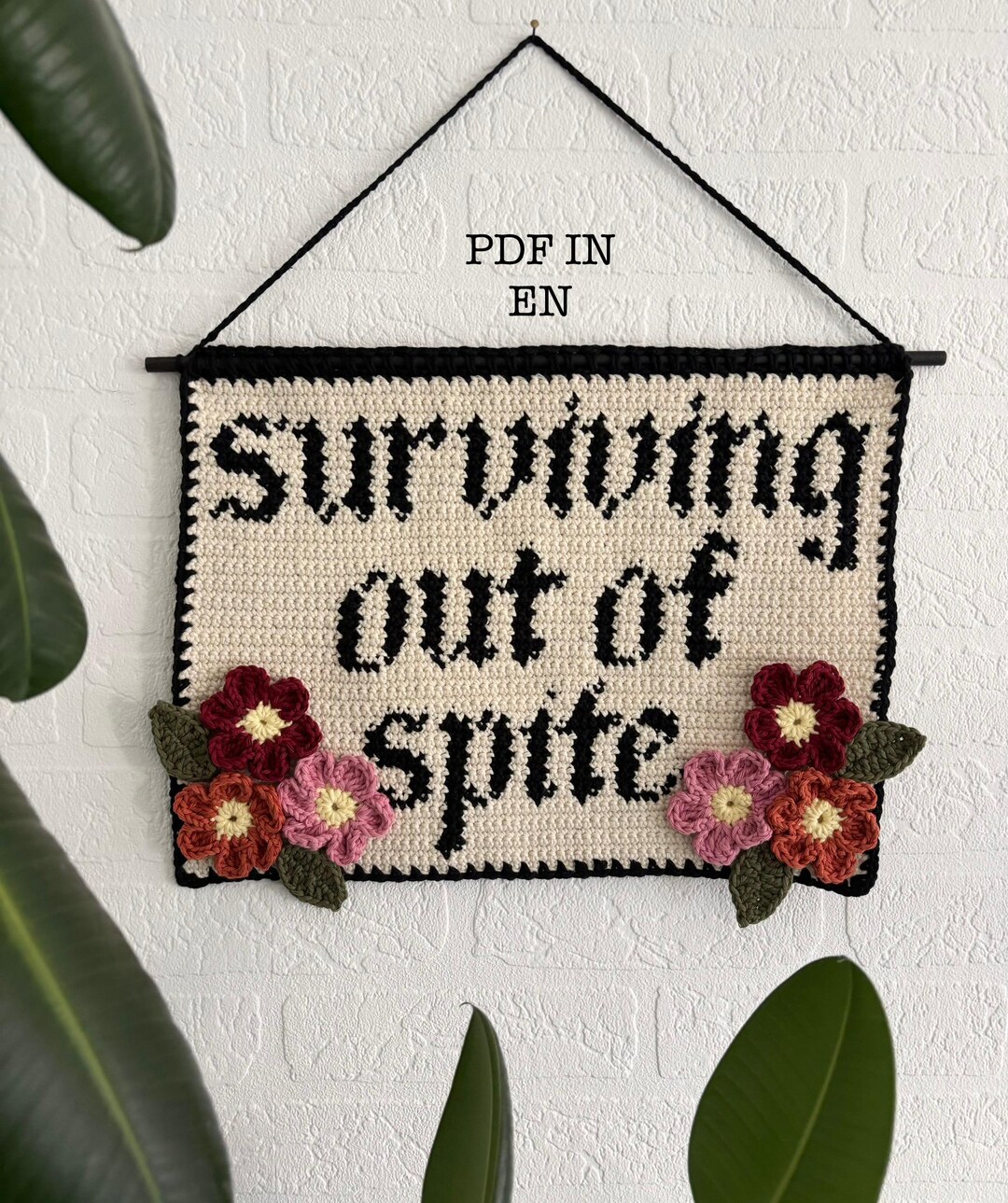 Crochet Tapestry Pattern / Wall Hanging / Crochet / Tapestry / Pattern ...