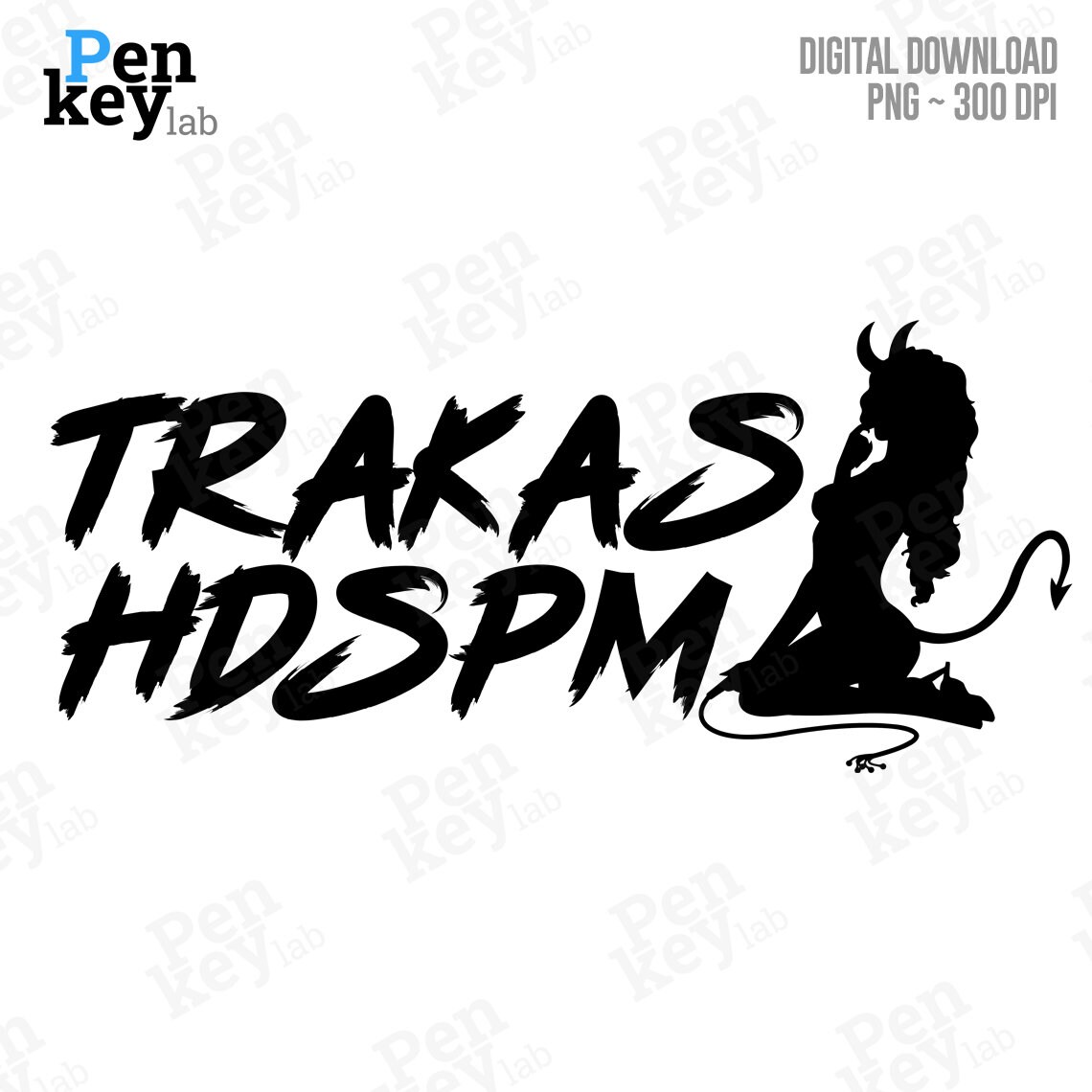 Trakas HDSPM Girl PNG FILE, Sticker Design, High Quality, Transparent ...