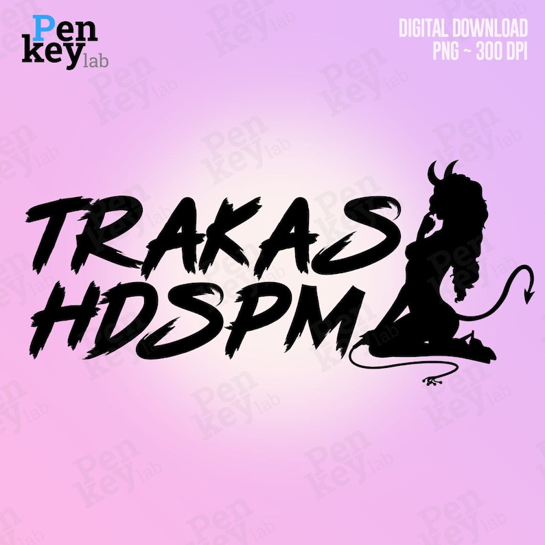 Trakas HDSPM Girl PNG FILE, Diseño de pegatinas, Alta calidad, Png ...