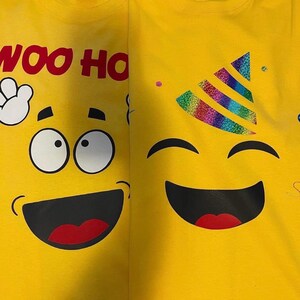 Handmade Emoji T-shirt: Fun Group Costume Shirt - Etsy
